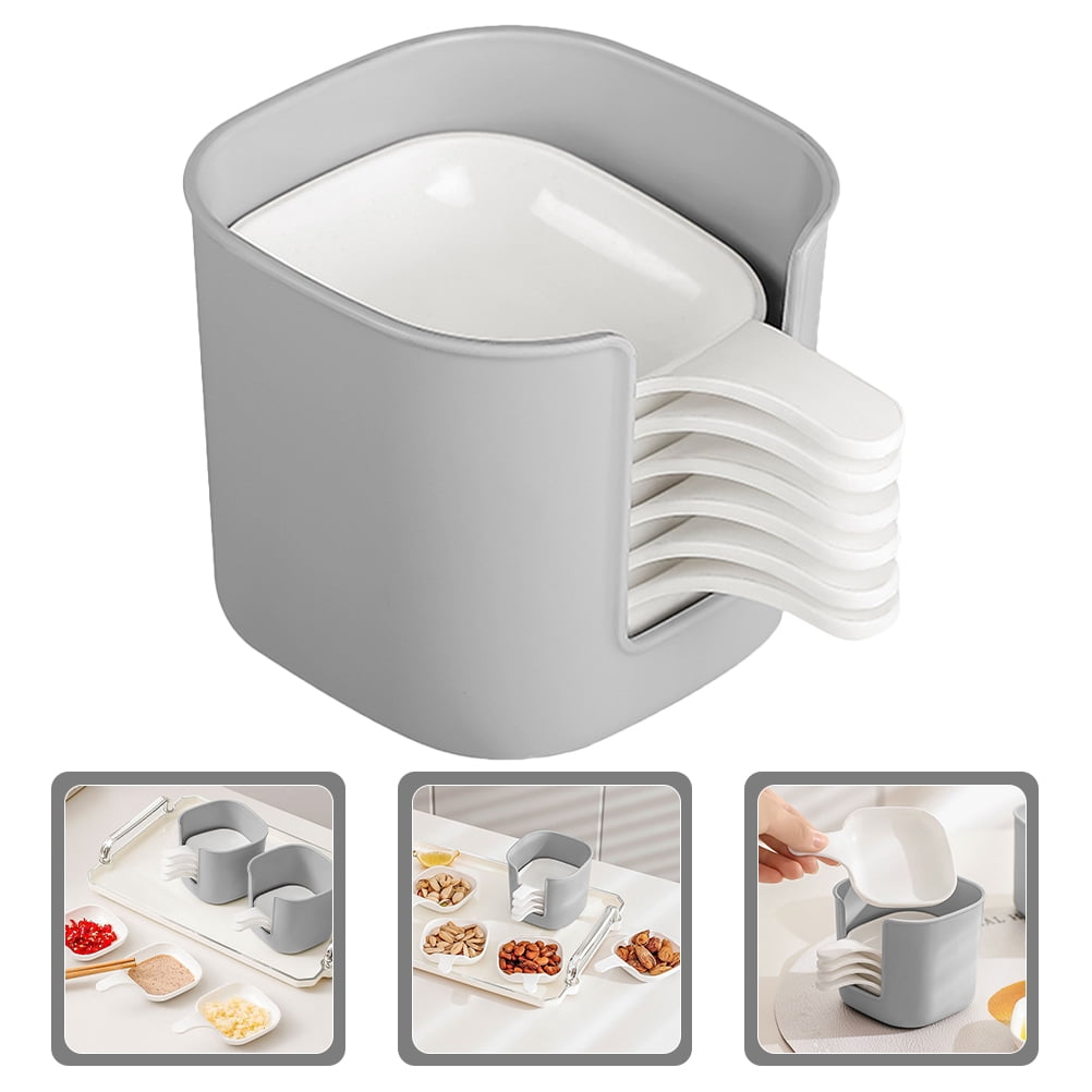 PTOOTP 7Pcs Japanese Serving Dishes Set For Sushi And Dipping Square ...