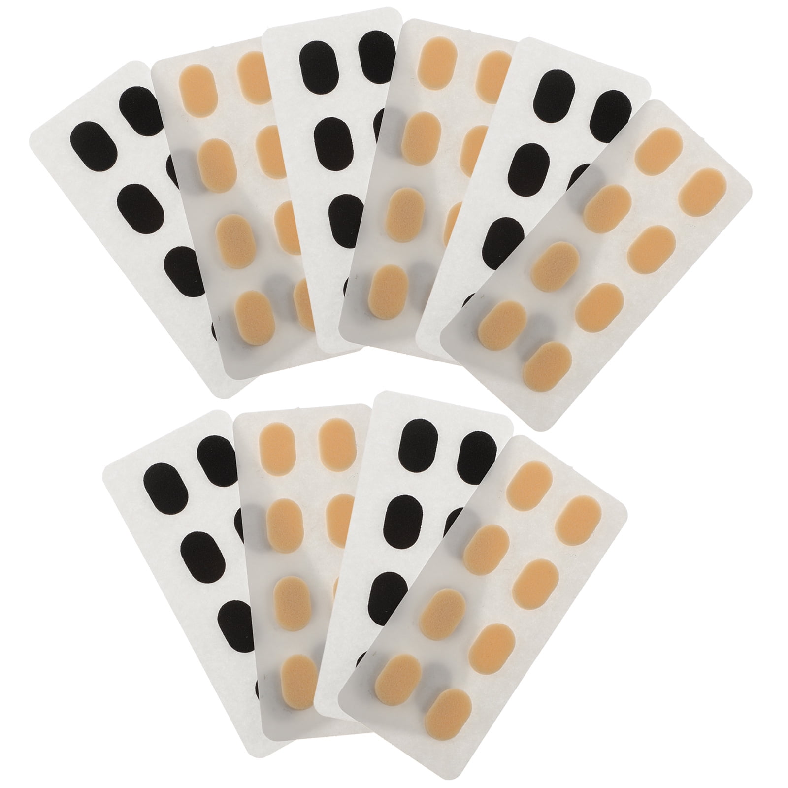 PTOOTP 80 Pairs EVA Sponge Eyeglass Nose Pads with Pressure Reduction ...