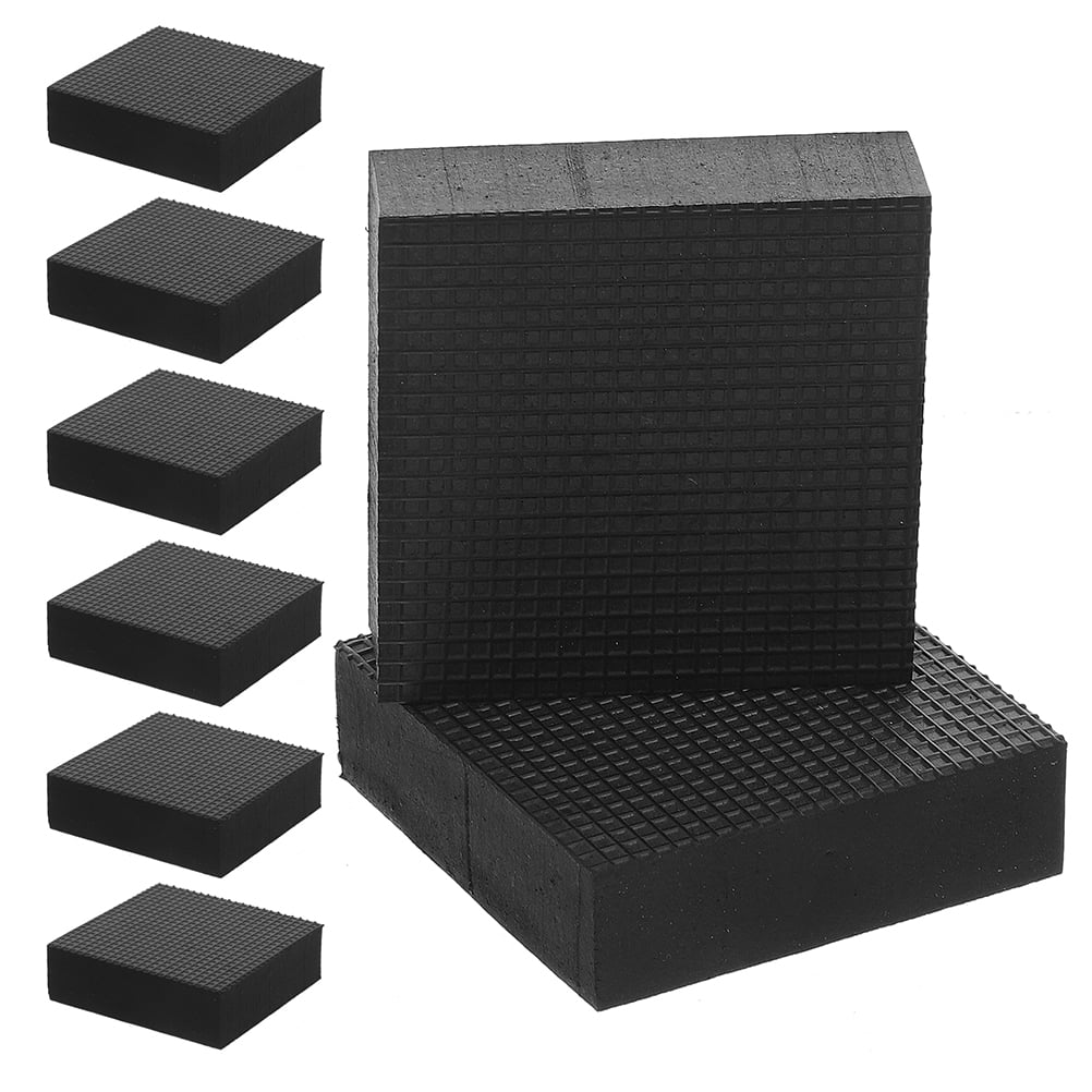 PTOOTP 8Pcs Riser Blocks Rubber Black for Furniture Users - Walmart.com