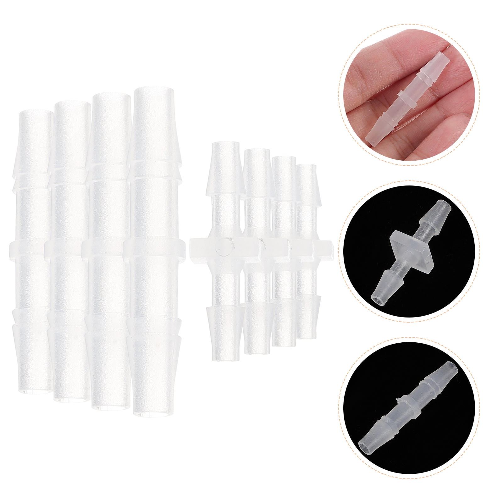 PTOOTP Hose Barb Connectors PP White for Easy Aquarium Installation ...