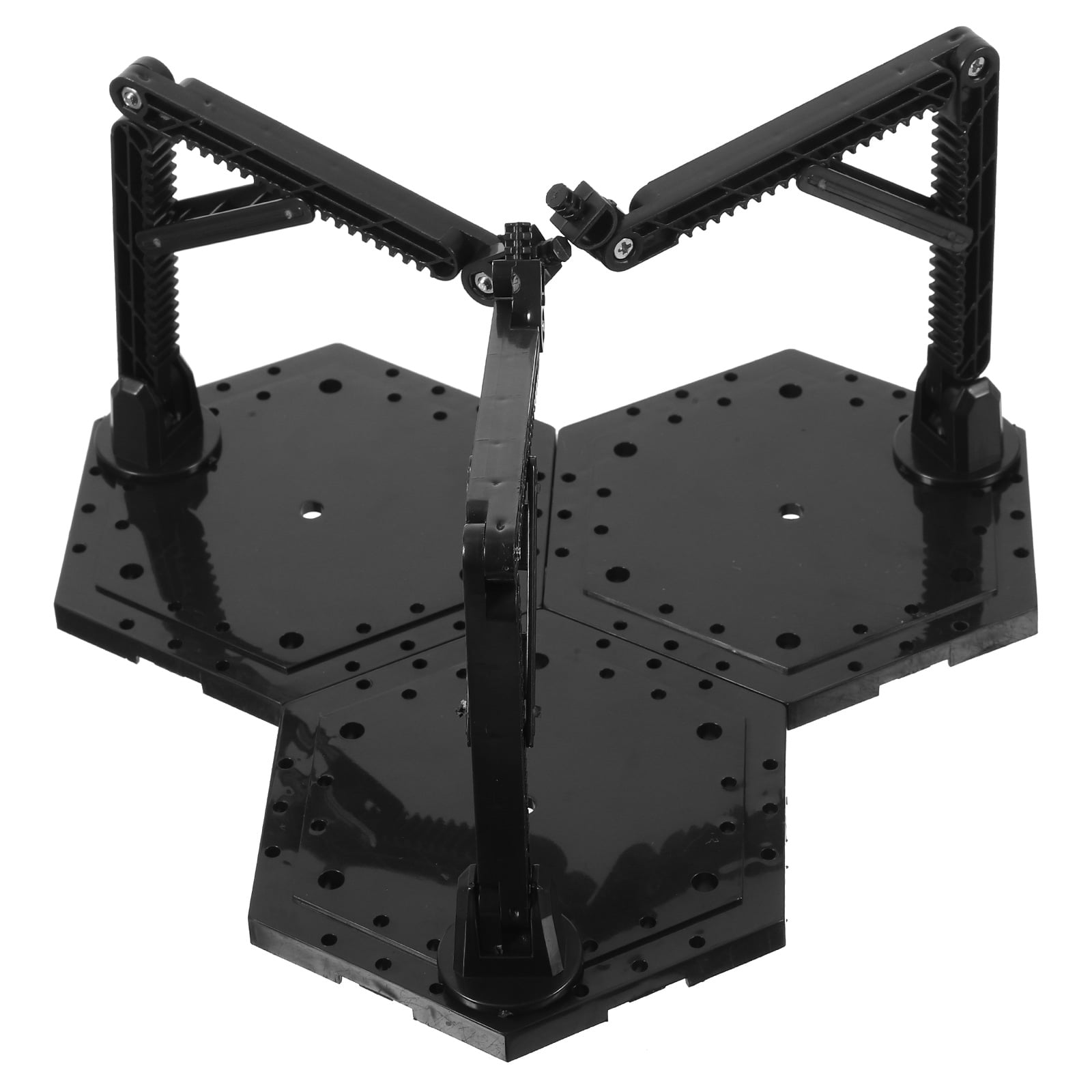 PTOOTP Adjustable Figure Stand Black Wear-Resistant Plastic Display ...
