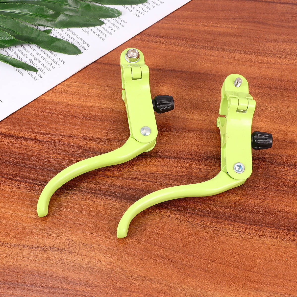 PTOOTP Aluminum Alloy 1 Pair Green Brake Lever for Bikers Bike ...