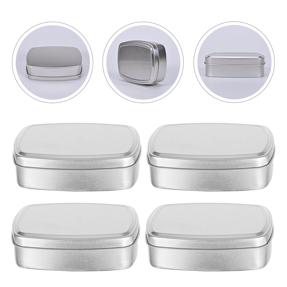 PTOOTP 4pcs re Metal Containers for Jewelry and Deodorant Balm Storage ...