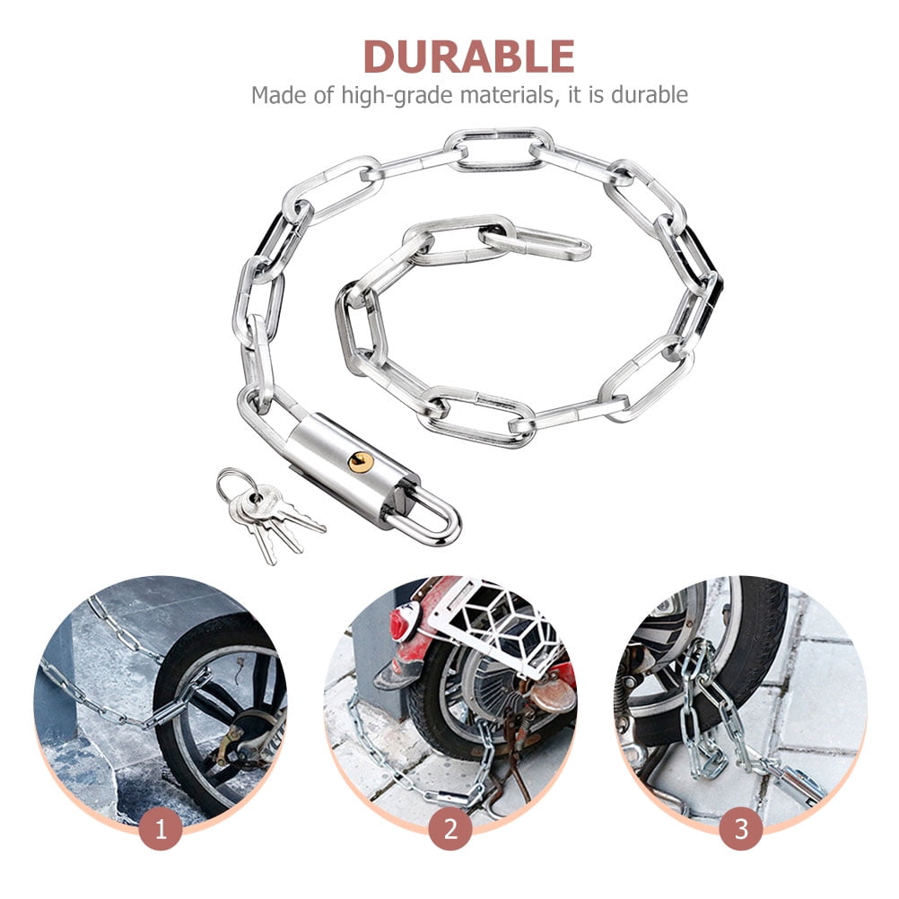 PTOOTP Anti Theft Bike Lock 1Set Manganese Steel Copper Core For Bikers ...