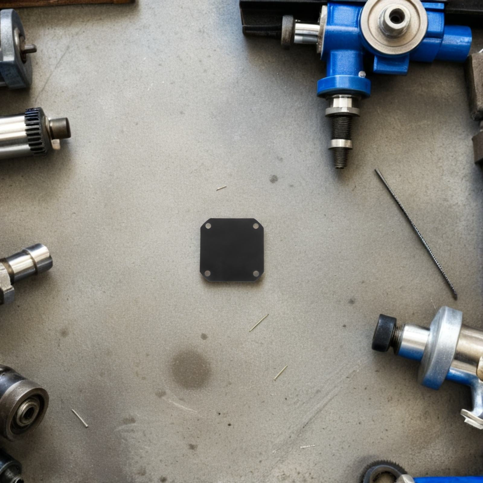 PTOOTP Automatic Pressure Switch 2Pcs Pressure Switch Pad Black Rubber ...