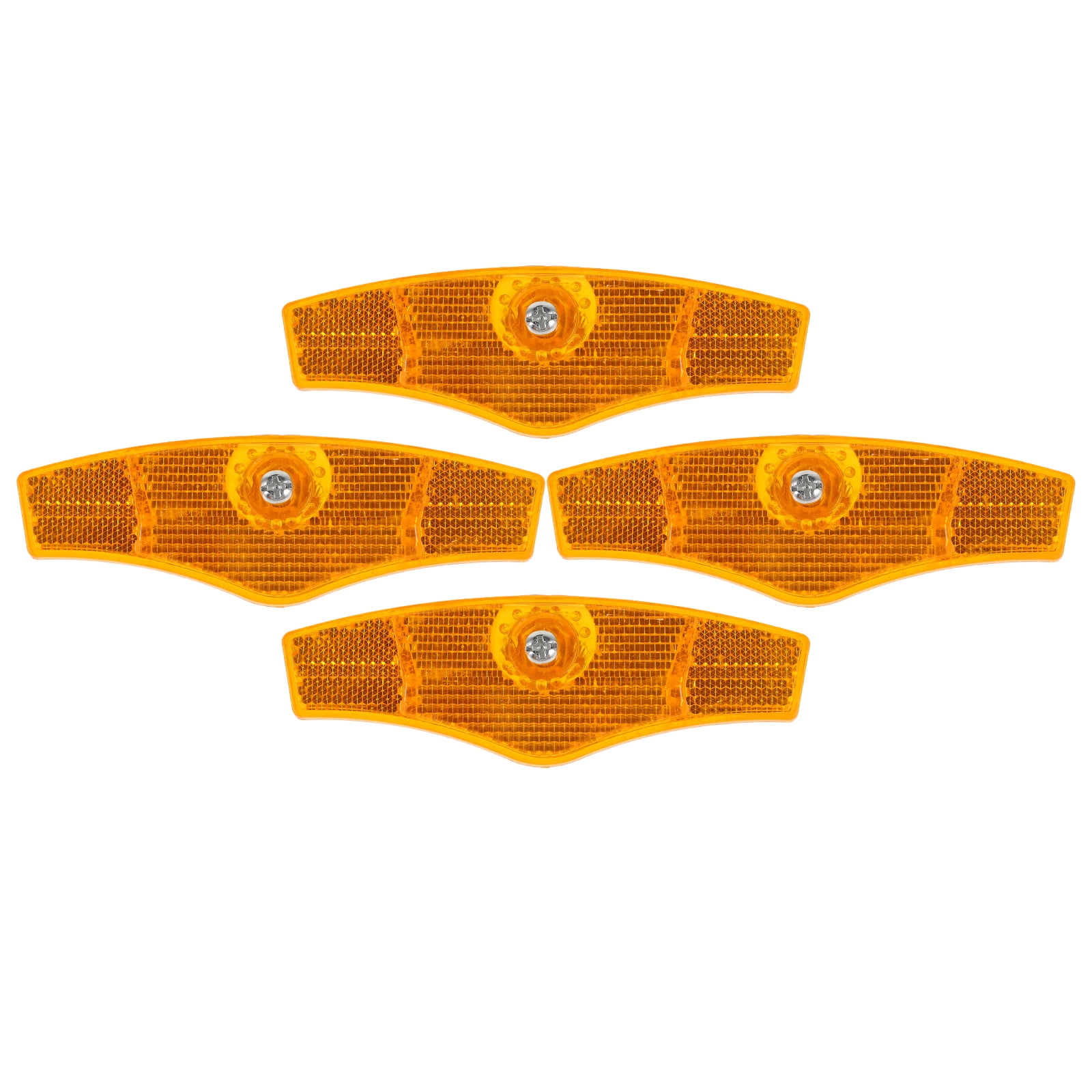 PTOOTP Spoke Reflectors 4pcs Yellow Night Visibility Safety Enhancers ...
