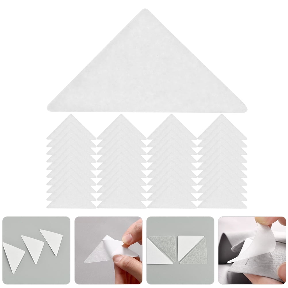 PTOOTP Collar Stays 150Pcs Plastic Triangle Tucks Collar Neatly for Men ...