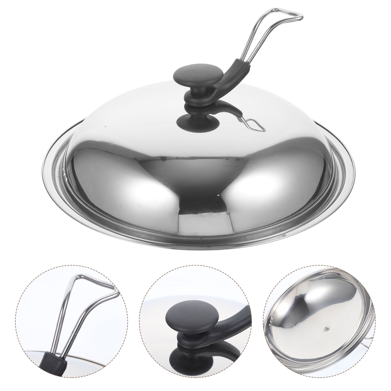 PTOOTP Stainless Steel Pan Lid Cooking Pot Lid 1Pcs - Walmart.com