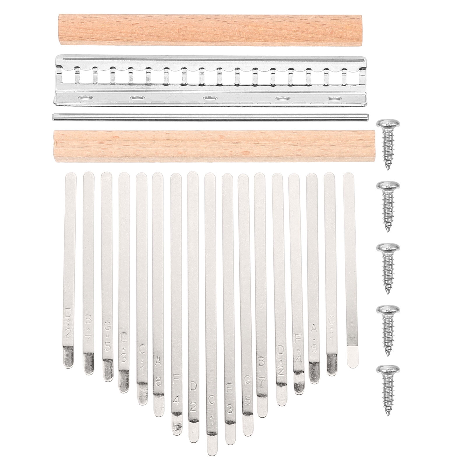 PTOOTP Kalimba Accessories Set Thumb Piano Keys Replacement Parts for ...