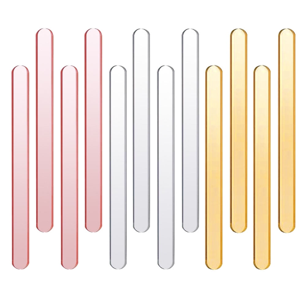 PTOOTP Popsicle DIY Stick Mirror Gold Acrylic 30Pcs - Walmart.com