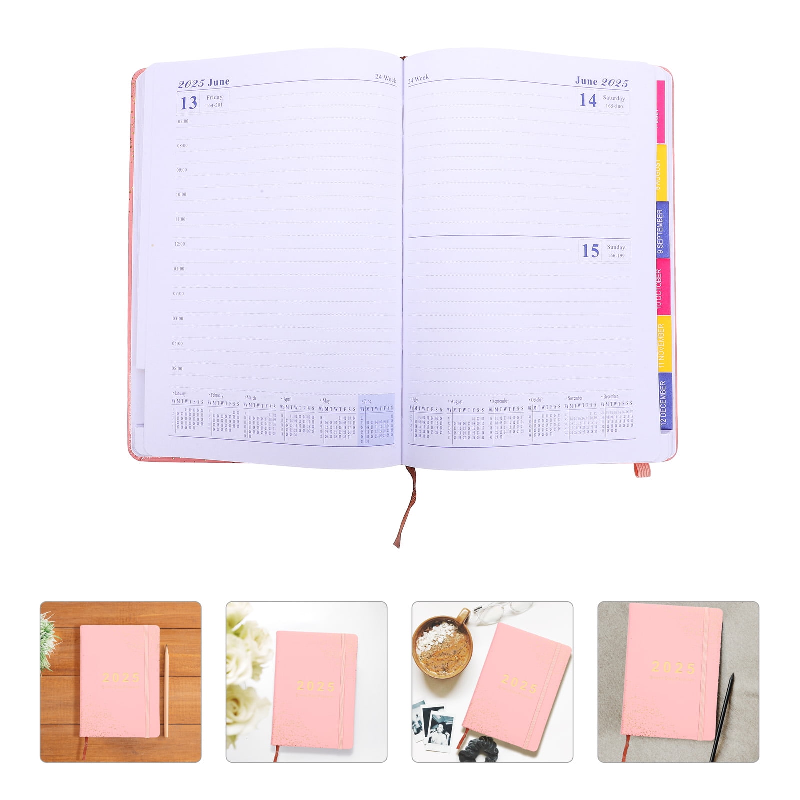 PTOOTP Daily Planner Notebook Pink Paper To-Do Lists Daily Planning ...