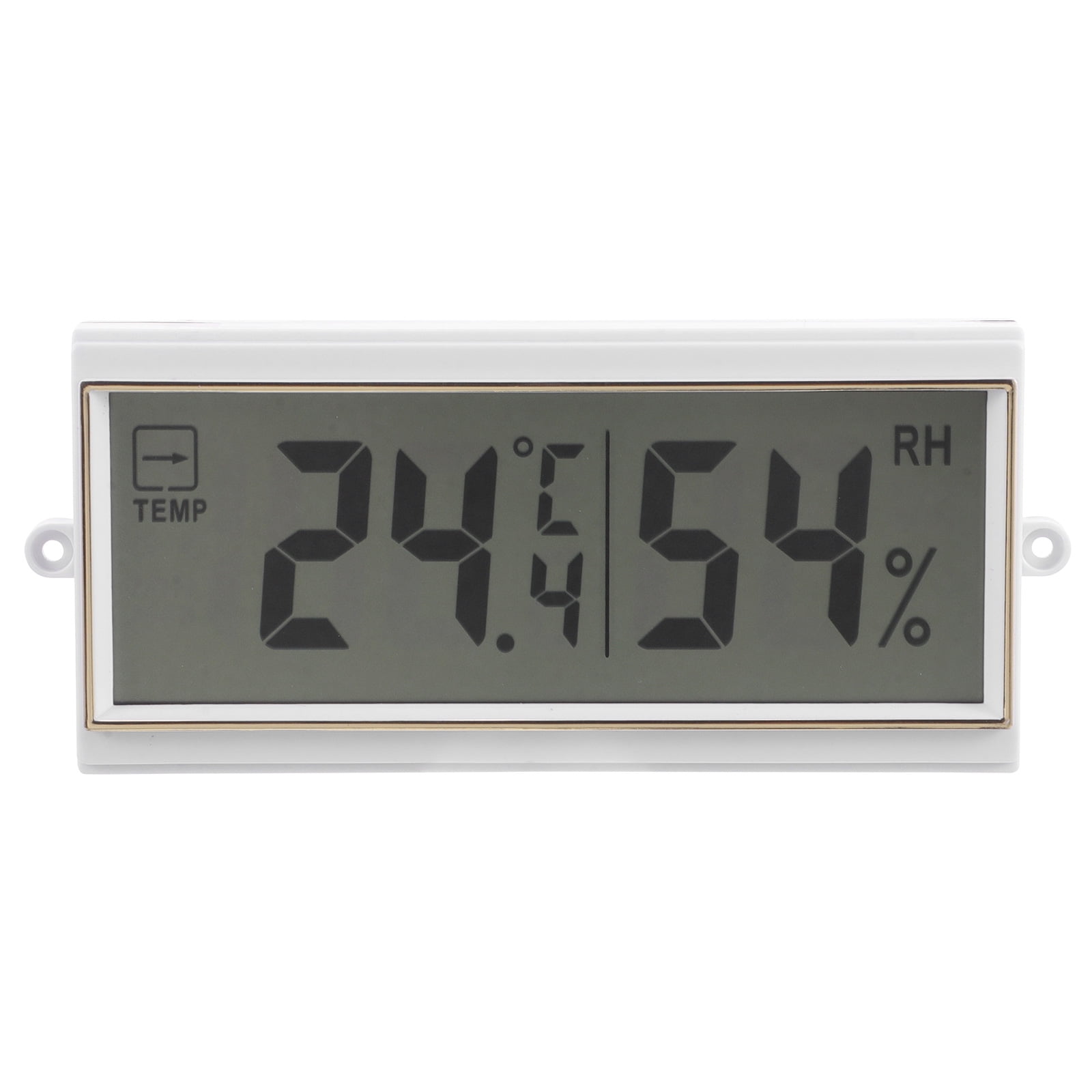 PTOOTP Digital Hygrometer Thermometer White Plastic Temperature ...