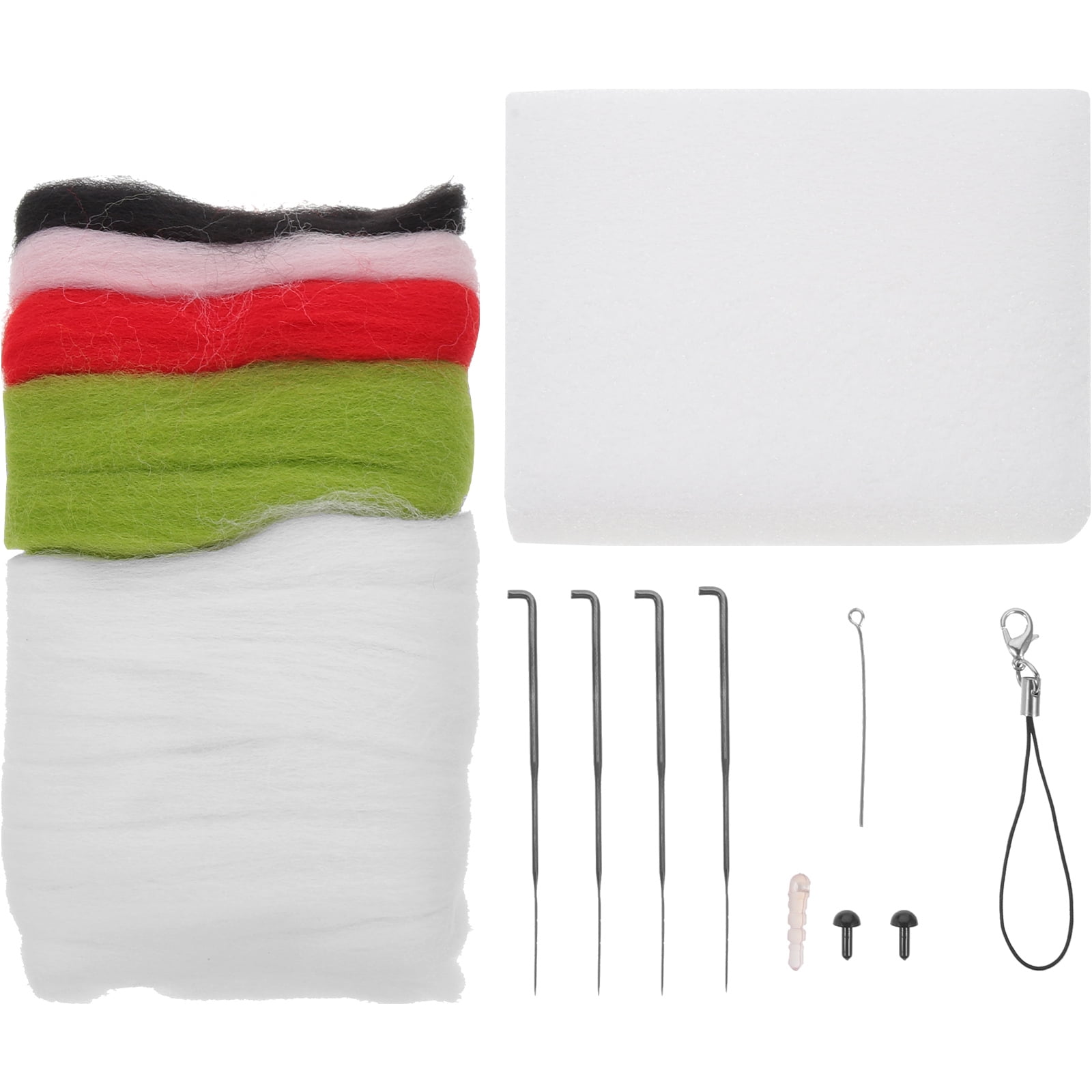 PTOOTP Diy Needle Felting Material Felting Set Assorted Color 1 Set ...