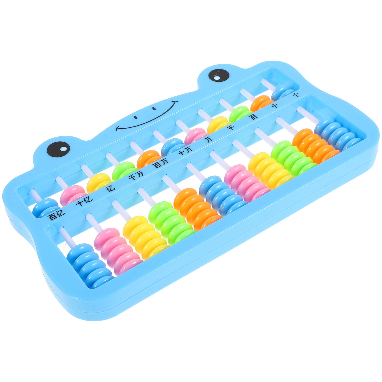 PTOOTP Durable Blue Plastic Chinese Abacus for Kids Math Learning ...