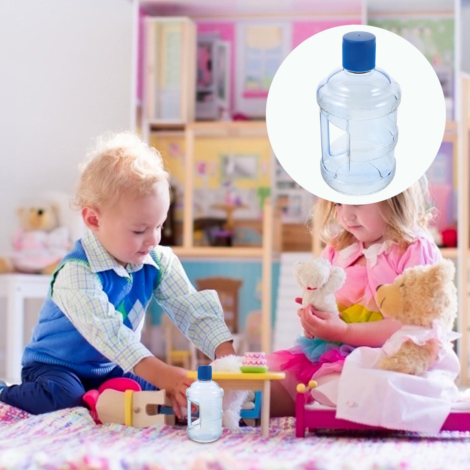 PTOOTP Kids Toy Water Dispenser Blue Plastic Realistic Design Fine ...