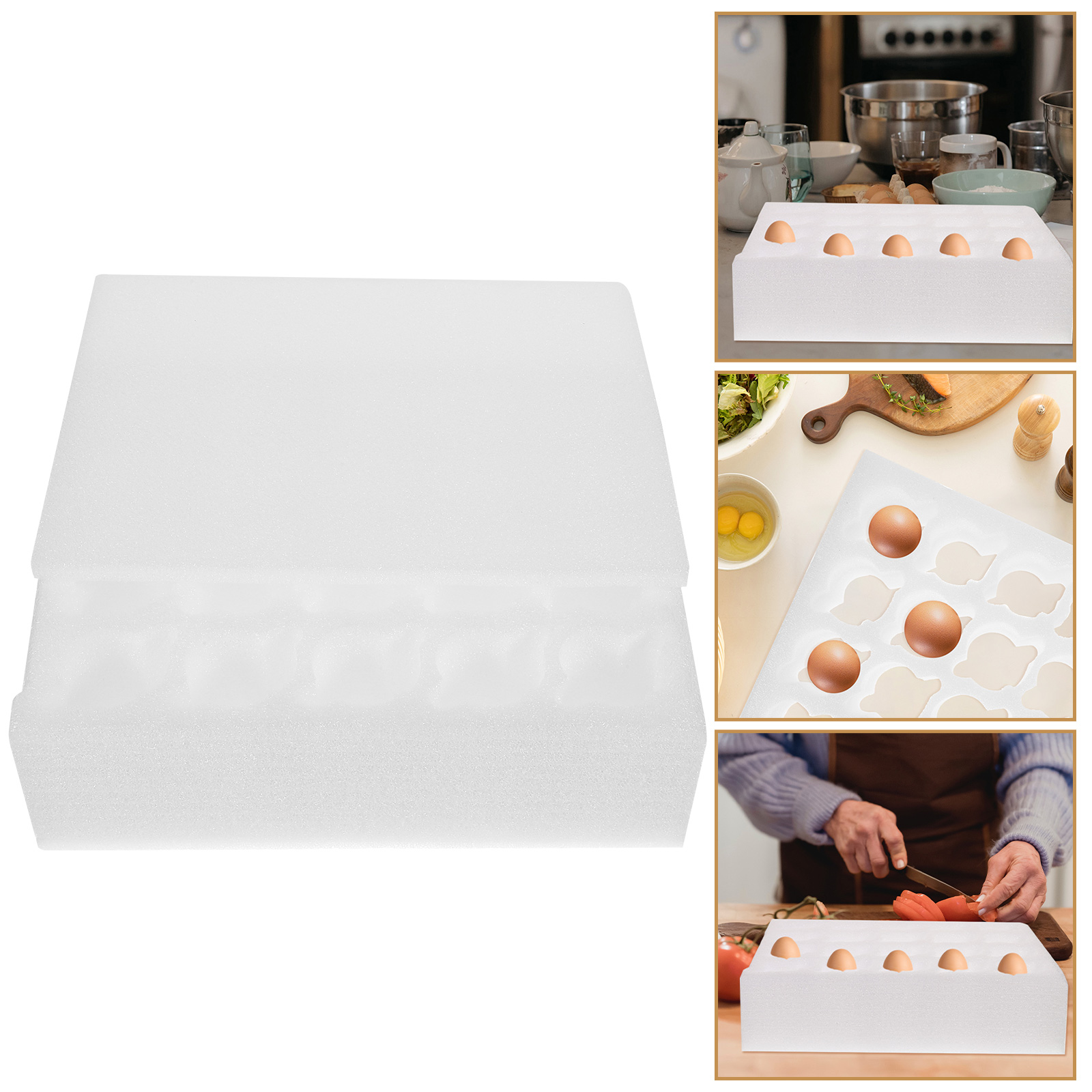 PTOOTP Egg Organizer Set for Duck Eggs Shipping and Packaging 1Set 10 ...