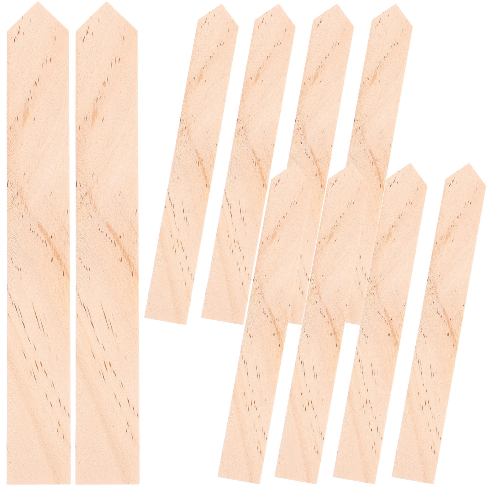PTOOTP 20Pcs Reusable Wooden Plant Tags with Pointed Stakes for Garden ...
