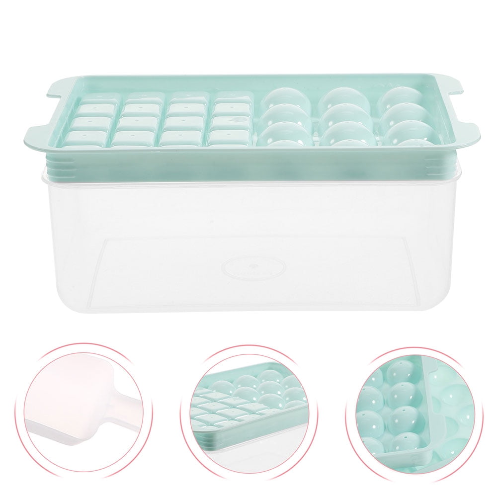 PTOOTP Circular Ice Cube Trays Pebble Ice Tray Assorted Color Pe for ...