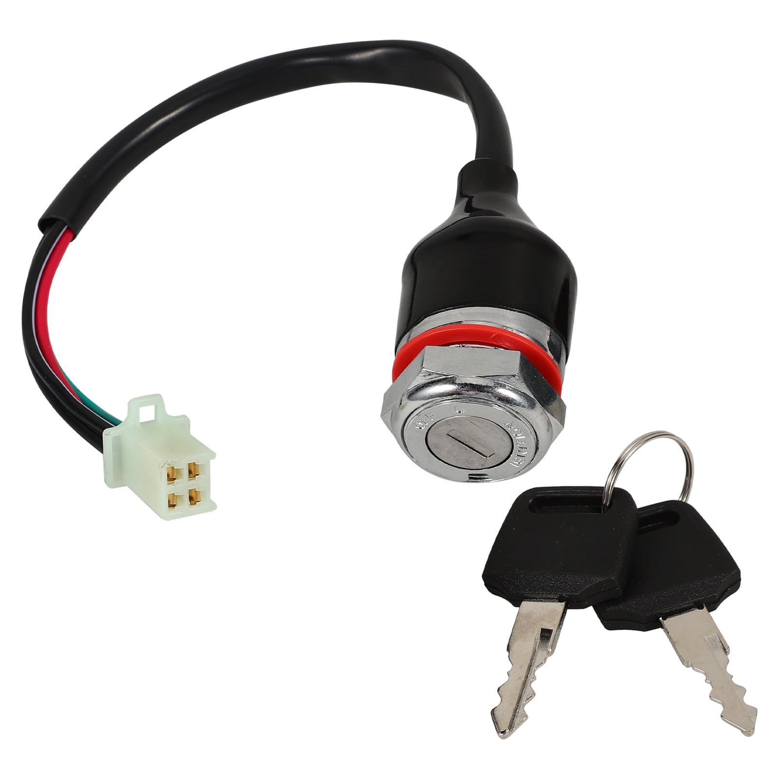 PTOOTP Ignition Switch 1 Set Assorted Color Rubber Steel Copper For Off ...