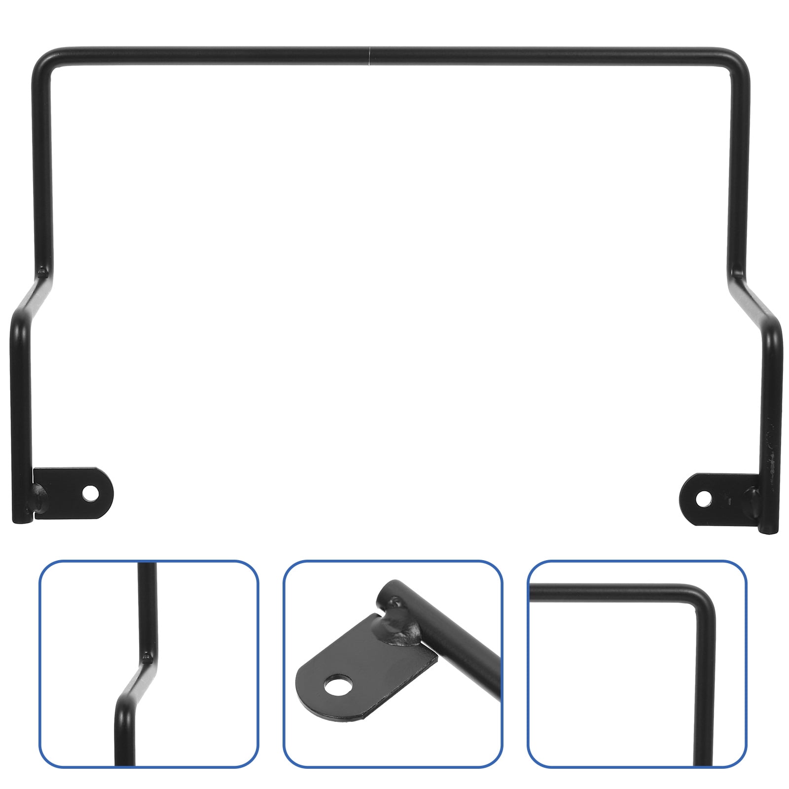 PTOOTP Non- Mattress Gripper Pad Black Rectangular Metal Bed Frame ...