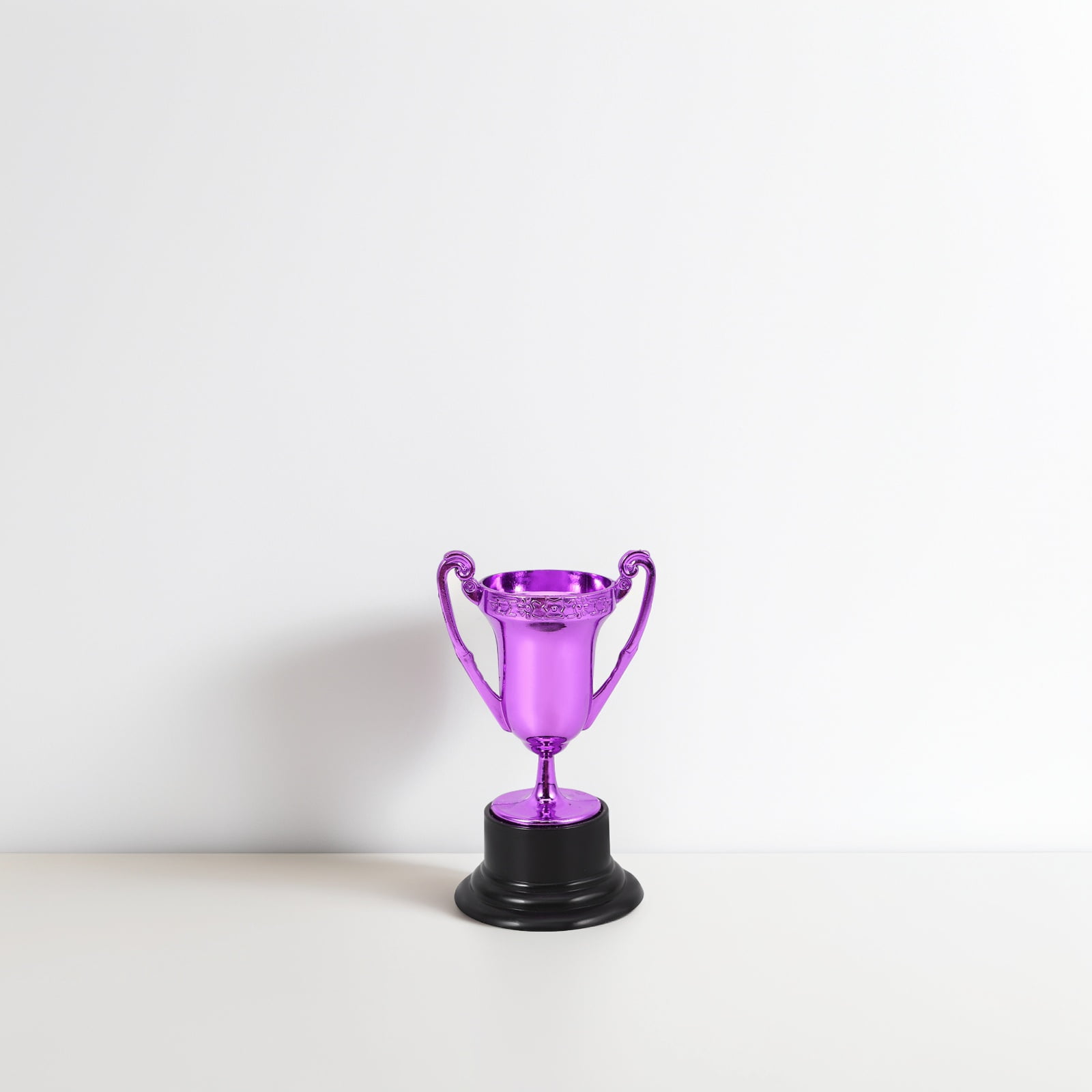 PTOOTP Stable Longevity Purple Plastic Trophy for Party and Ceremony ...