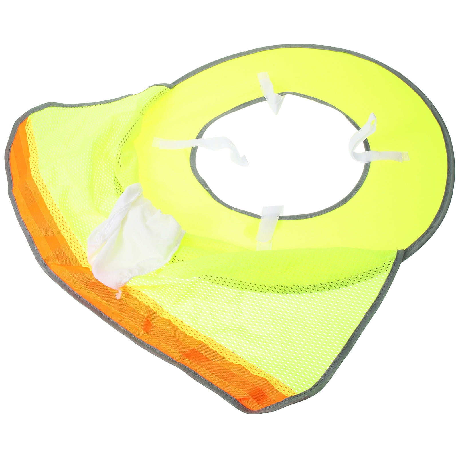 PTOOTP Outdoor Yellow Hard Hat Sun Shade Neck Protector with Reflective ...