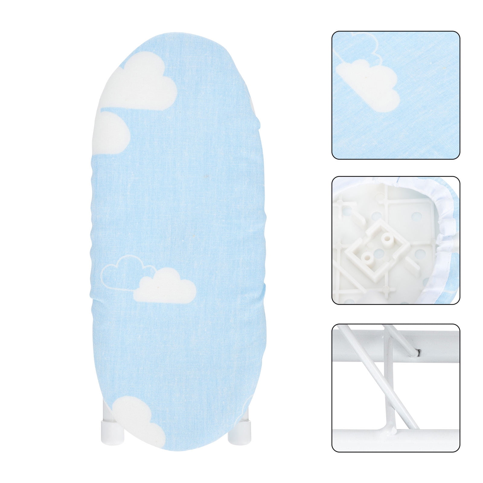 PTOOTP Portable Ironing Board in Blue Sky with White Clouds for Travel ...