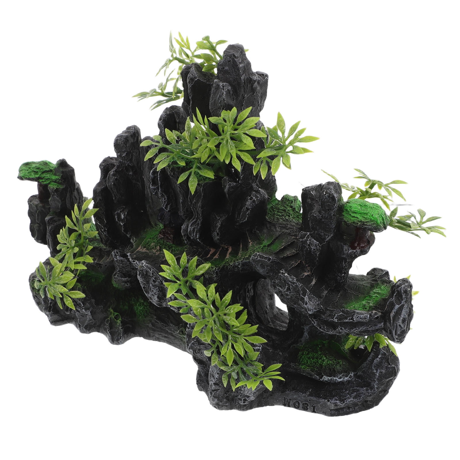 PTOOTP Natural-Looking Multi-Color Resin Aquarium Decor Rockery for ...