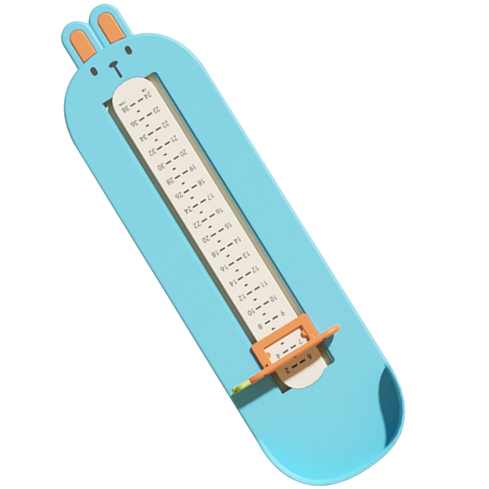 PTOOTP Shoe Sizer Measuring Tool Blue ABS Plastic Foot Gauge for Easy ...
