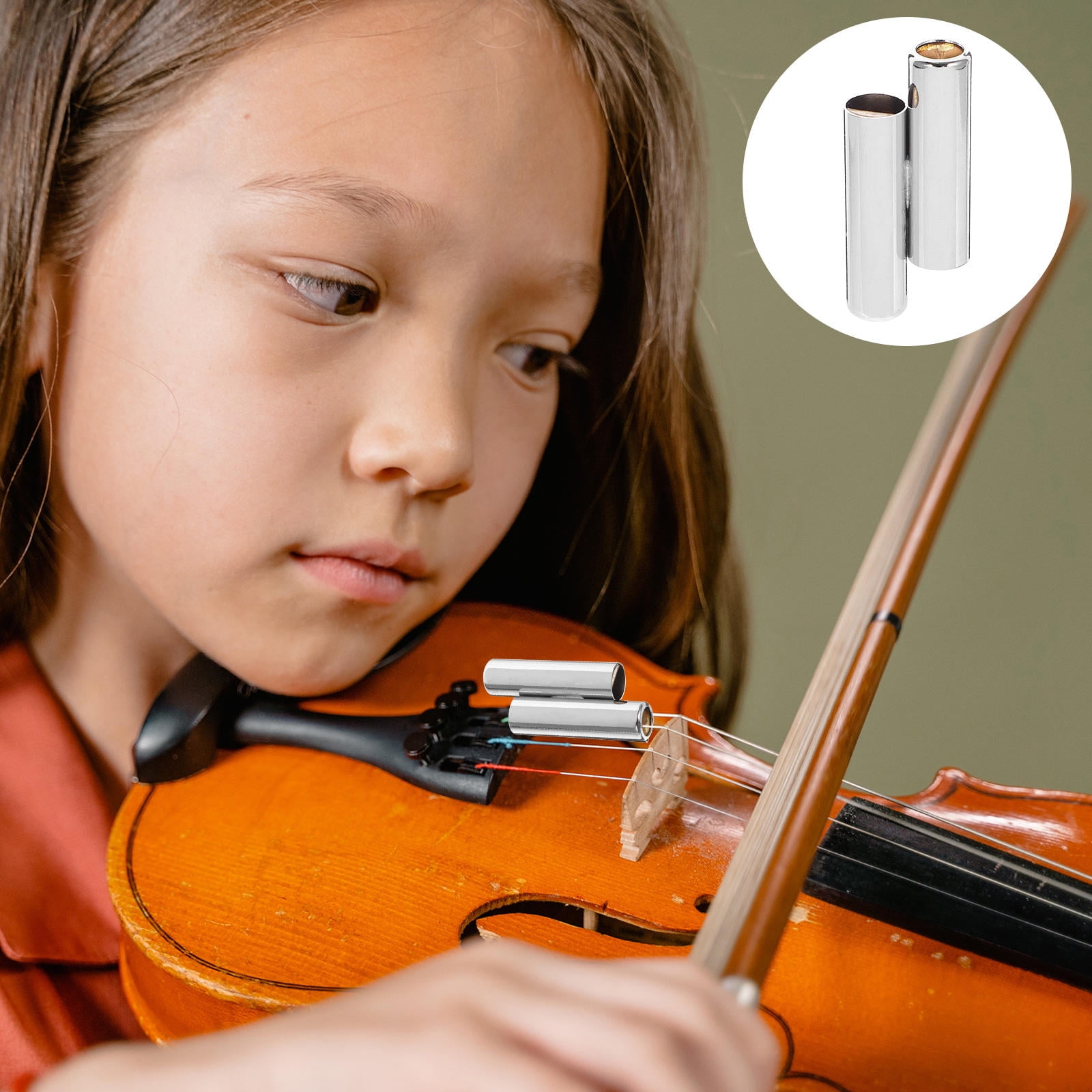 PTOOTP Compact Professional Tuner for Erhu Violin Cello Metal Adjusting ...