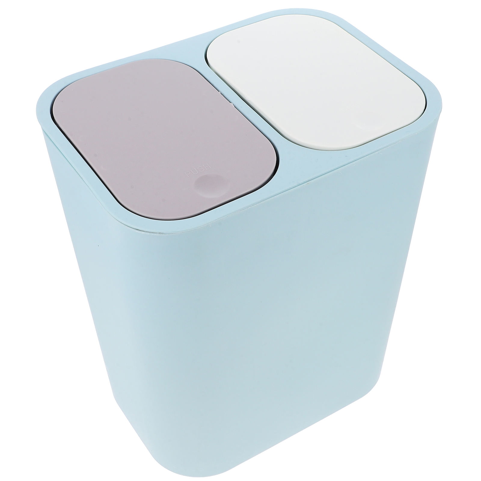 PTOOTP Sky-blue Small Plastic Trash Can for Kitchen Use 1Pcs - Walmart.com