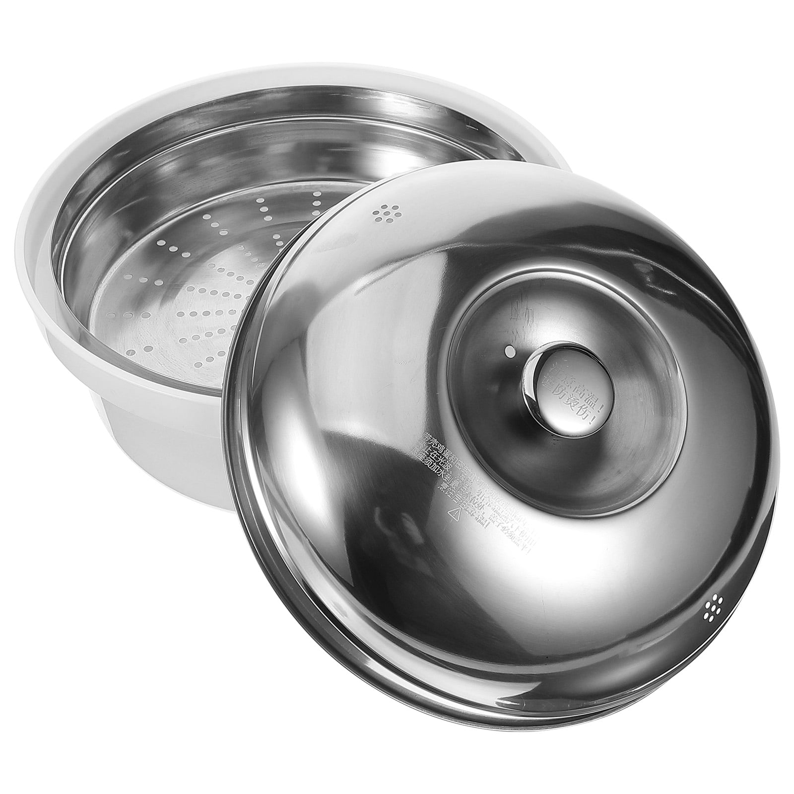 PTOOTP Stainless Steel Microwave Steamer for Healthy Cooking Rice Buns ...