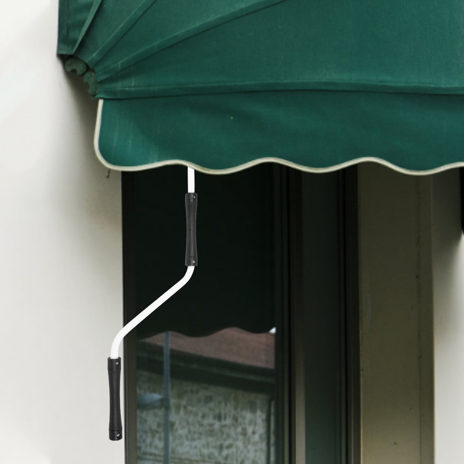 PTOOTP Tarp Crank Handle Awning Wand Practical Design Metal Rubber Rain ...