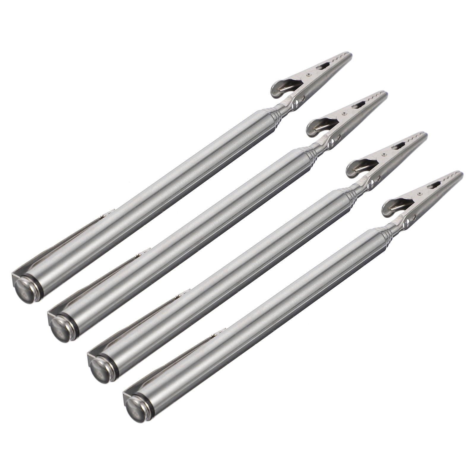 PTOOTP Telescopic Clip Silver 15.70X1.00X0.80cm Suitable for Barbecues ...