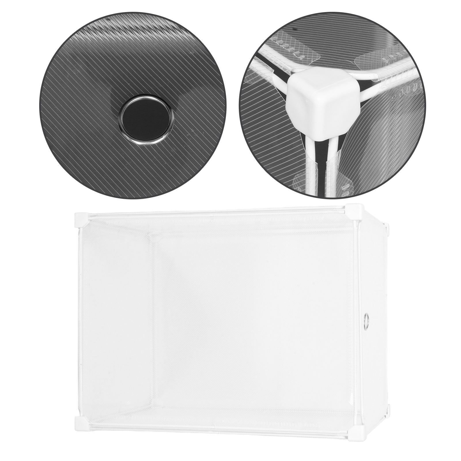 PTOOTP Transparent Plush Display Box Large Capacity Storage Organizer ...
