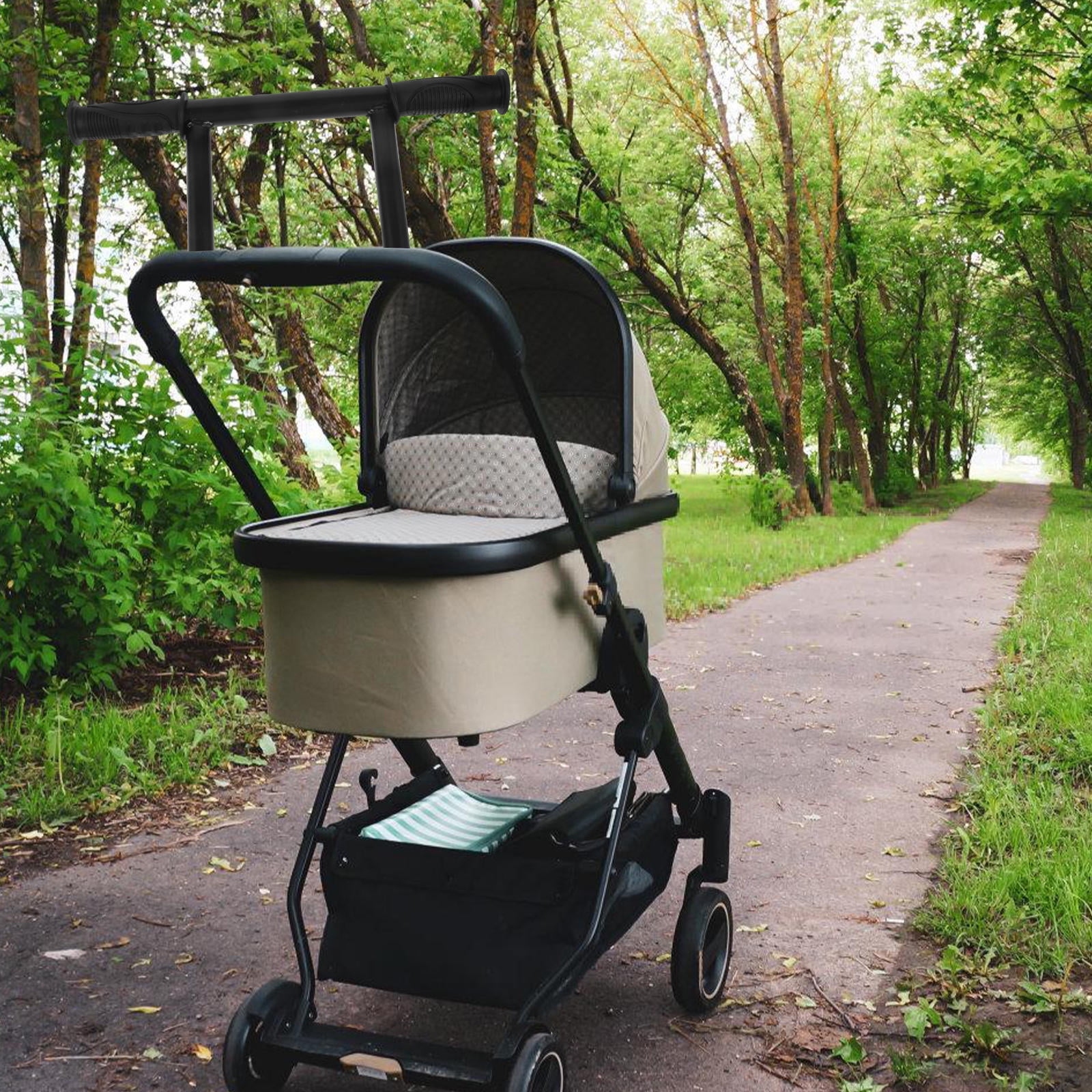 PTOOTP Wagon Stroller Handle 1Pack in Black for Travel and Shopping ...