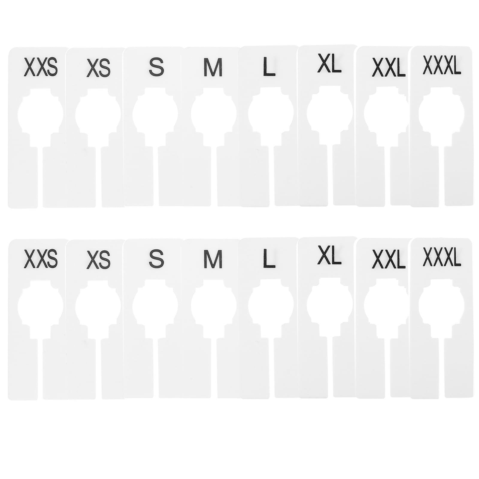 PTOOTP White Rectangular Clothing Dividers 16Set for Drawer ...