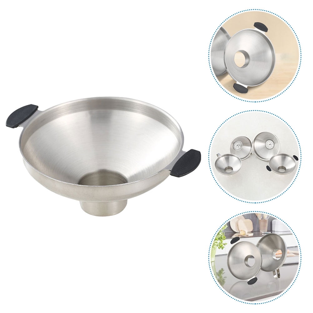 PTOOTP Wide Mouth Stainless Steel Canning Funnel Set Multipurpose ...