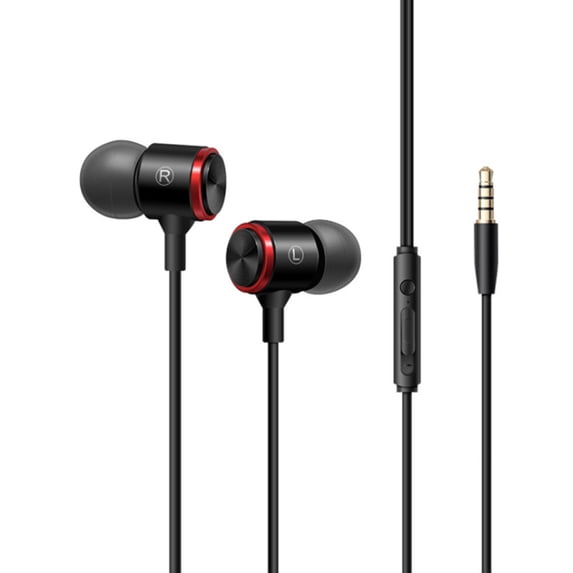 PTOOTP Black Metal Headphone, in-Ear, Vibrating Membrane, Durable ...