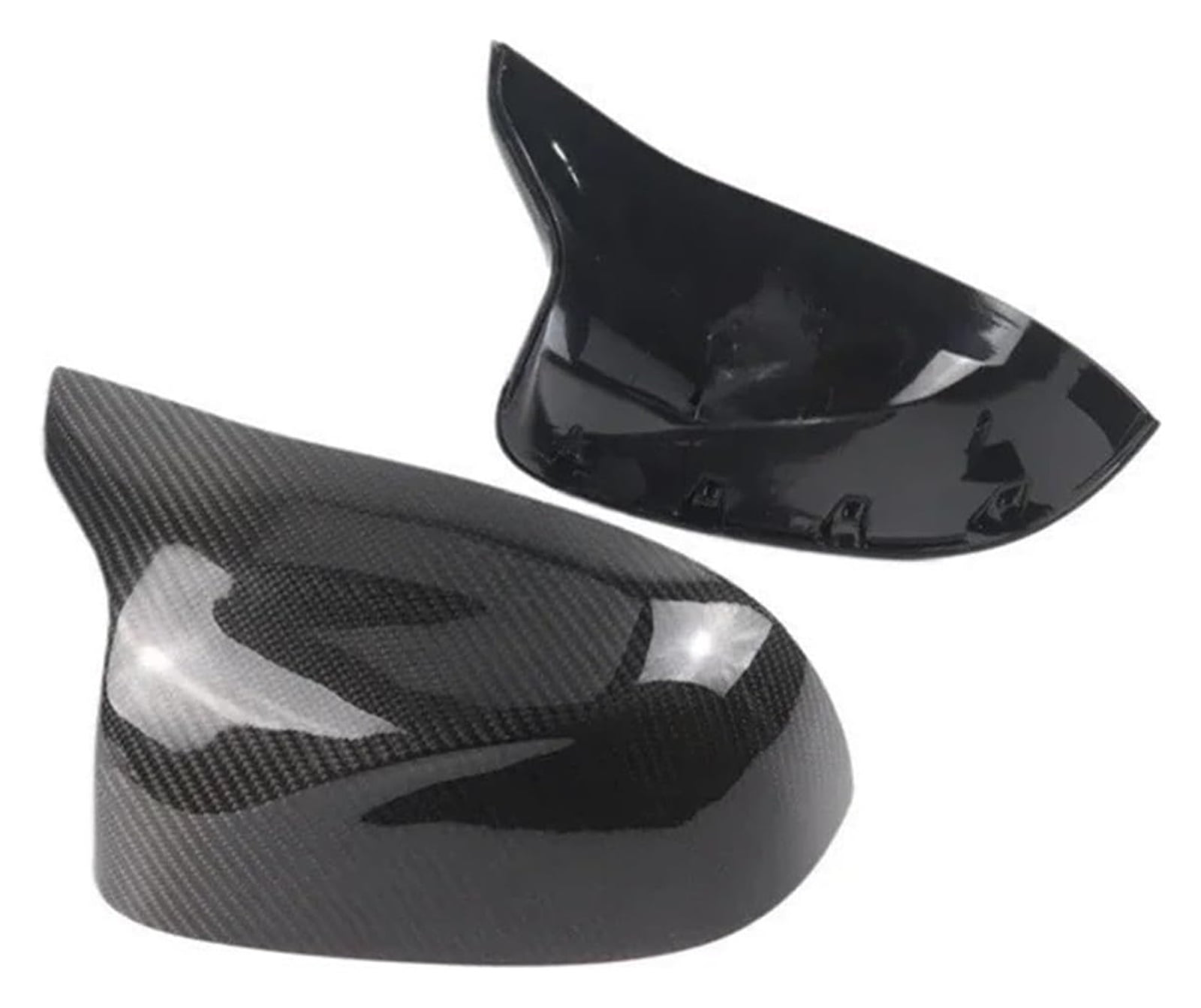 PTRHCK Carbon Fiber Side Case Trim Car Rearview Mirror Caps Compatible ...