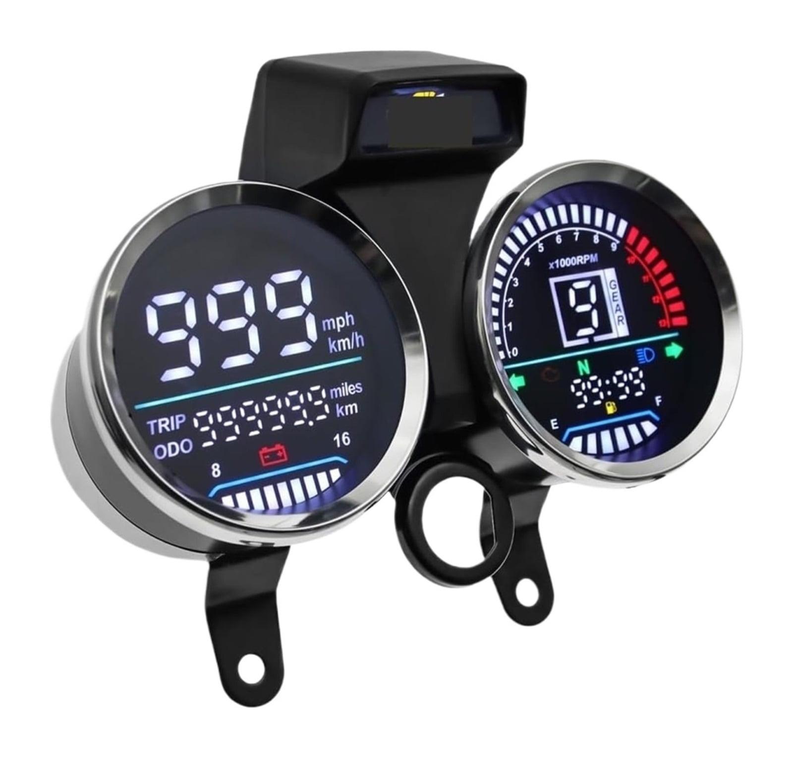 PTRHCK Tachometer Instrument for Suzuki GN 125 Digital Motorcycle ...