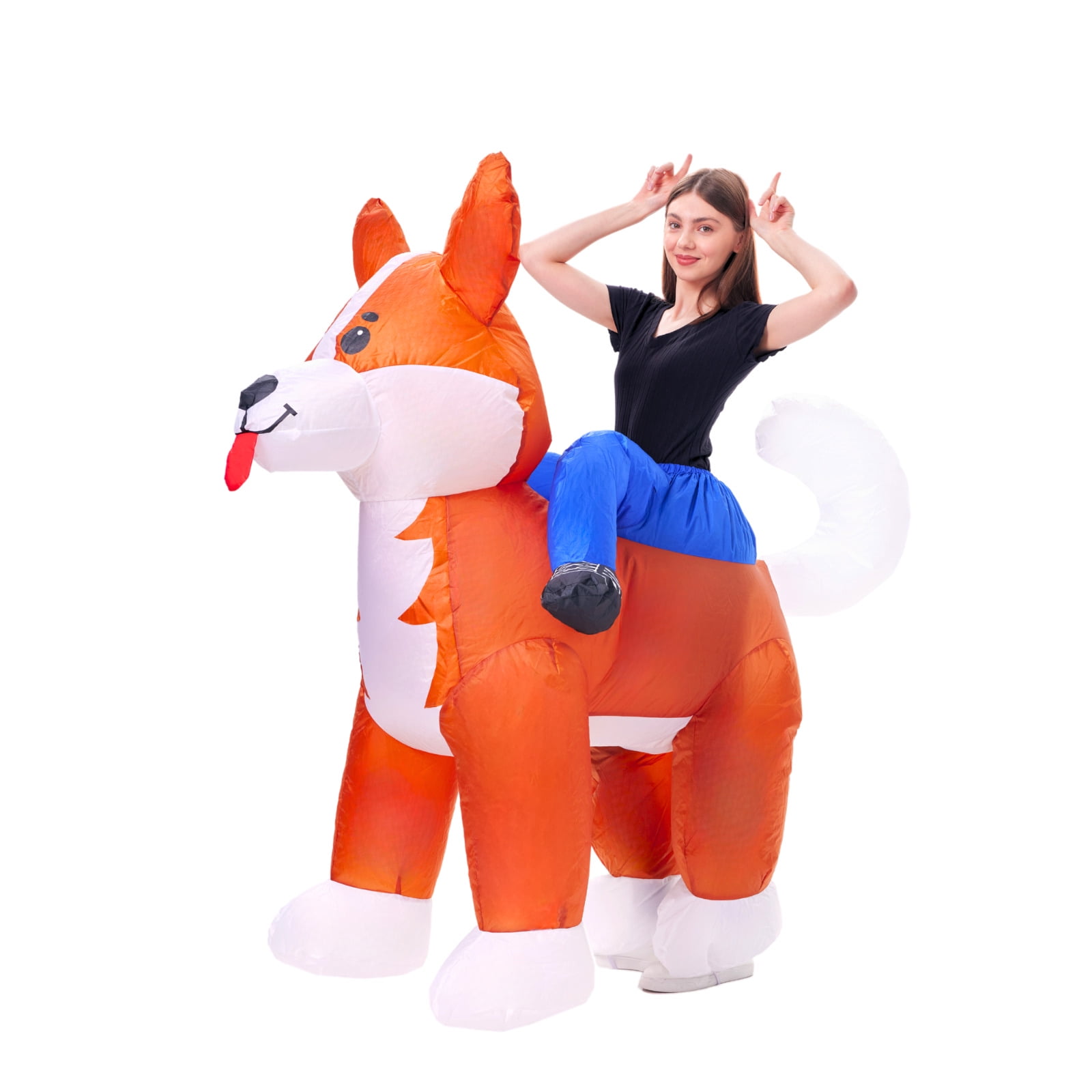 Adult Inflatable Corgi Dog Costume - Walmart.com