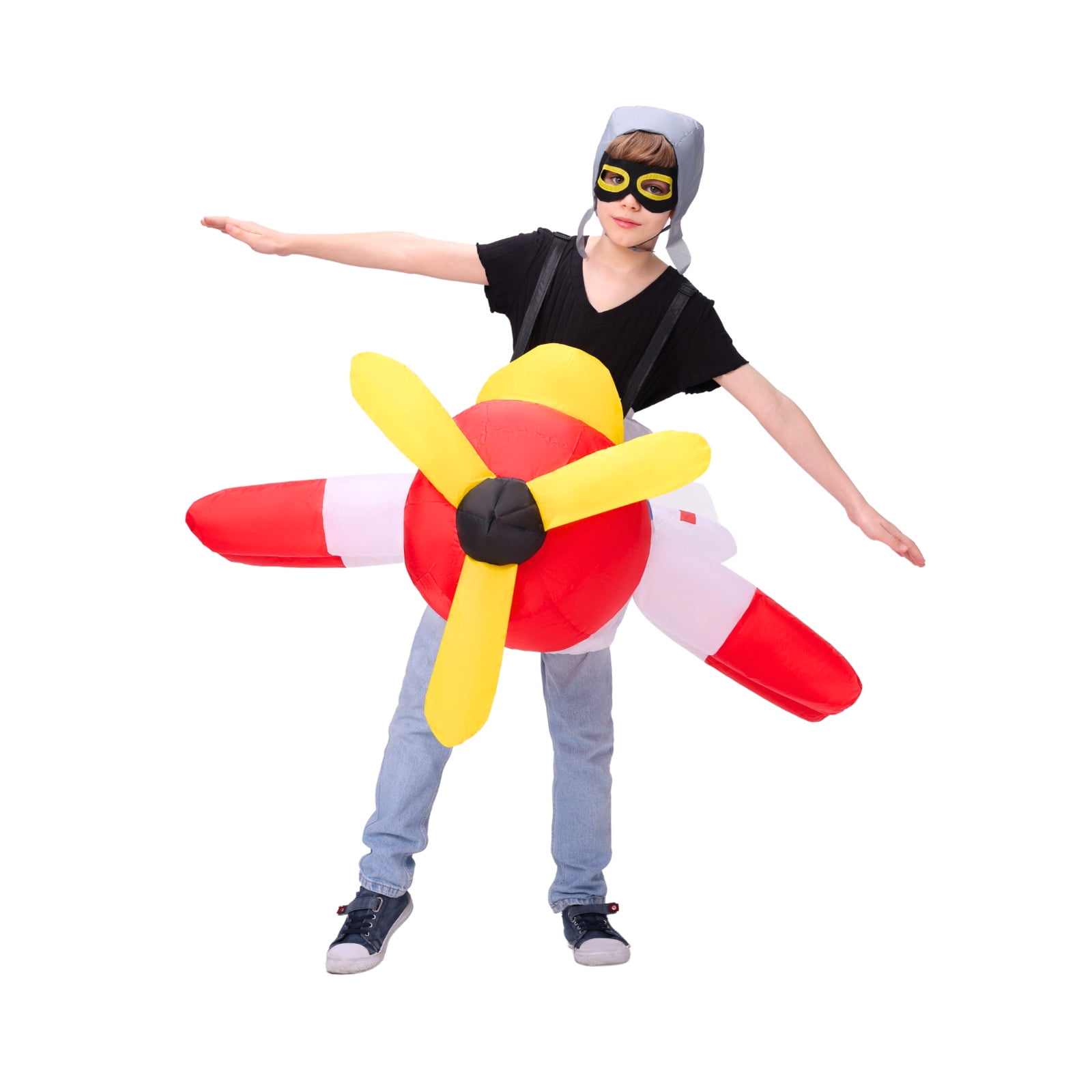 PTS Inflatable Costume Kid, Blow Up Airplane Costume for Halloween ...