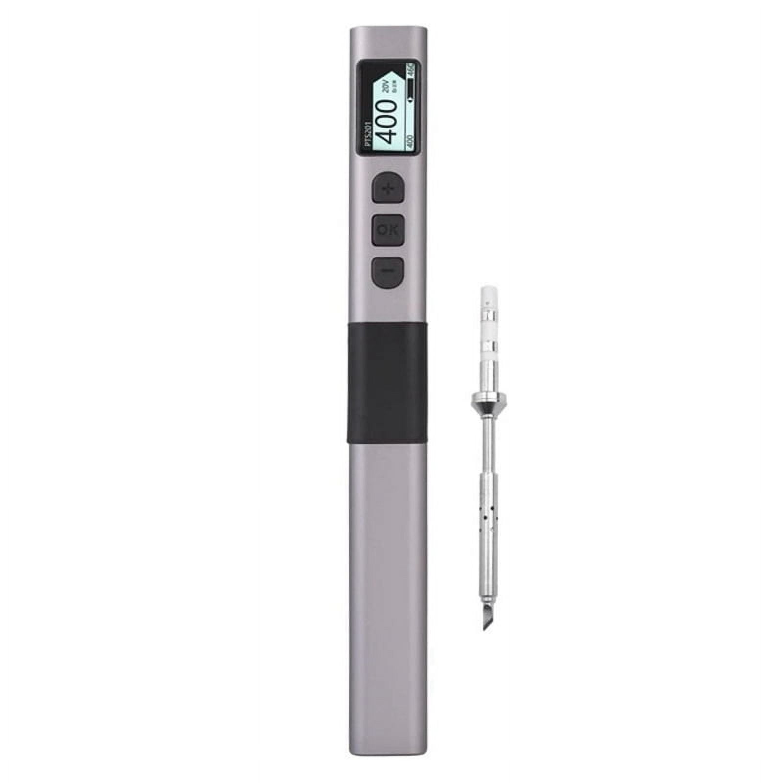 PTS201 Smart Electric Soldering Iron 100W Mini Portable Fast Heating Soldering Station Universal ...