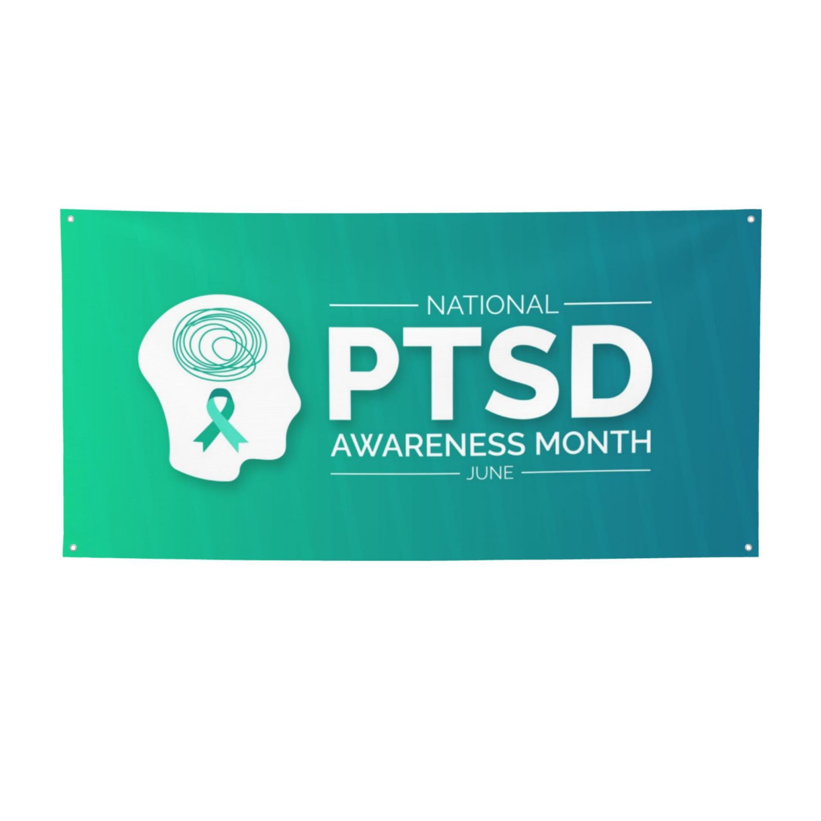 PTSD Awareness Month Banner Backdrop Porch Sign Medium Holiday Banners ...