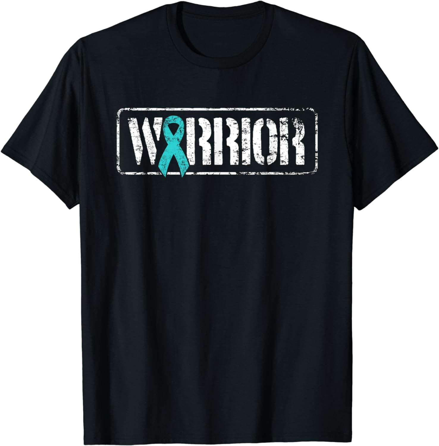 PTSD Awareness T Shirt - Teal Ribbon Military Support Tee - Walmart.com