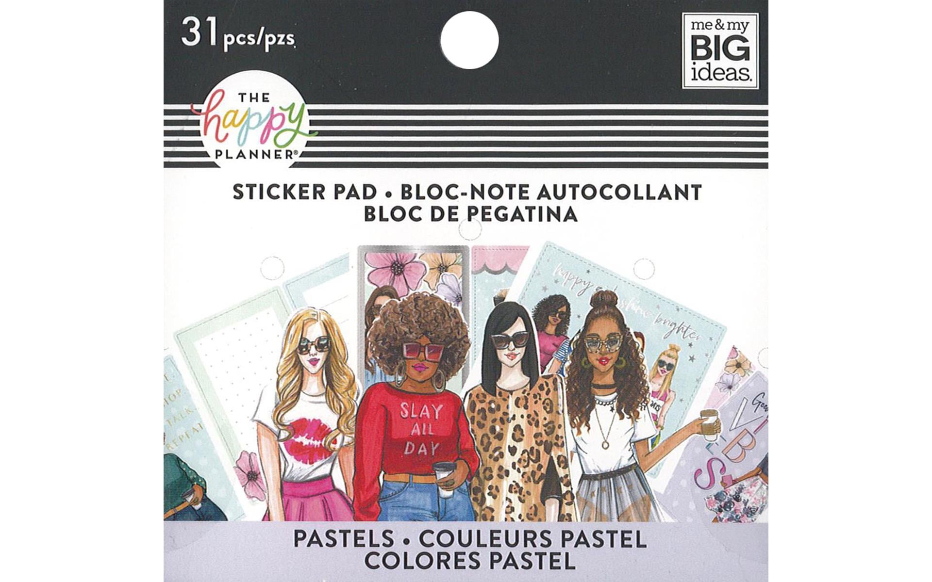 MAMBI HP Rongrong Sticker Pad Tiny Pastel - Walmart.com