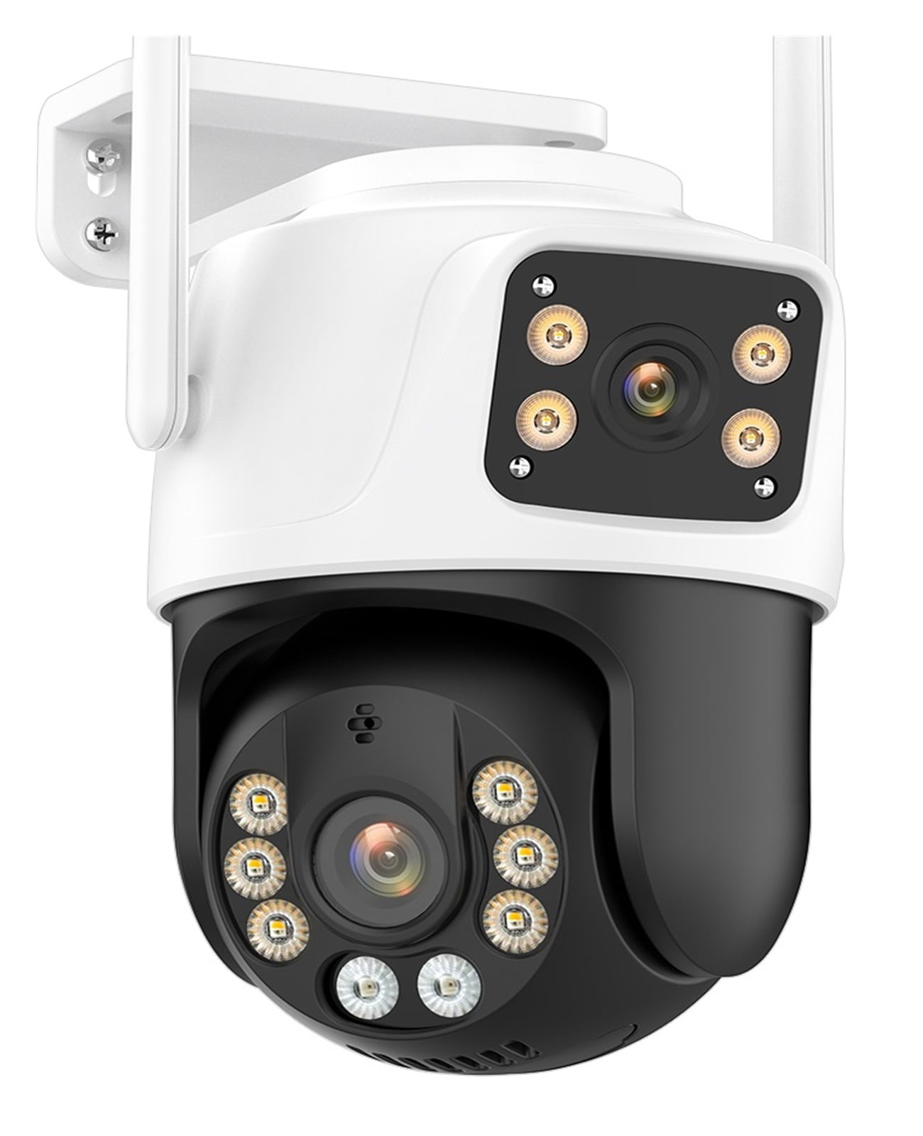 PTZ Camera 4K 8MP Dual Lens Dual Screen IP Camera 4MP HD Security CCTV ...