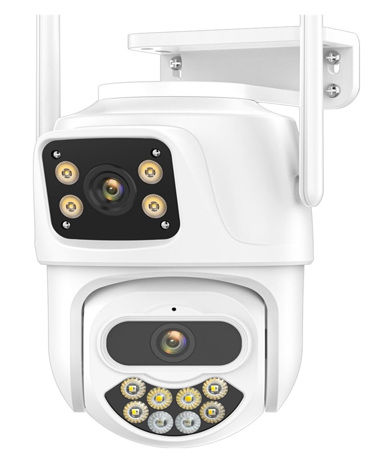 PTZ Camera, Outdoor Wireless Security IP Camera 4K 8MP HD Dual Lens ...