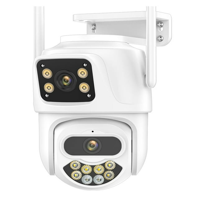 PTZ Camera, Outdoor Wireless Security IP Camera 4K 8MP HD Dual Lens ...